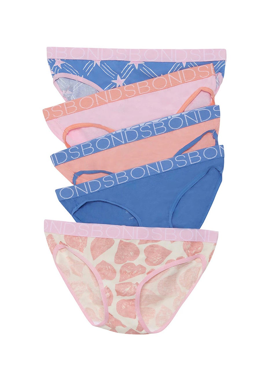 Bonds - Girls Multipack Bikini 5Pk - Onceit