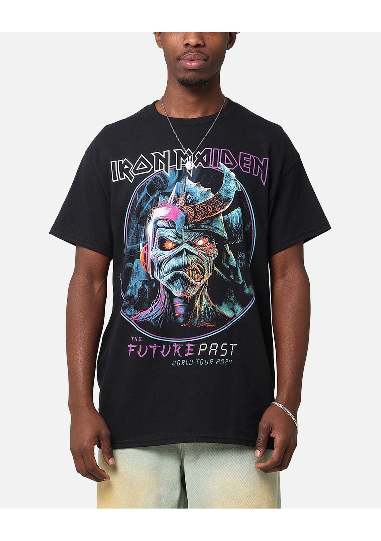 Iron Maiden Future Past Tour T-Shirt Black - Onceit