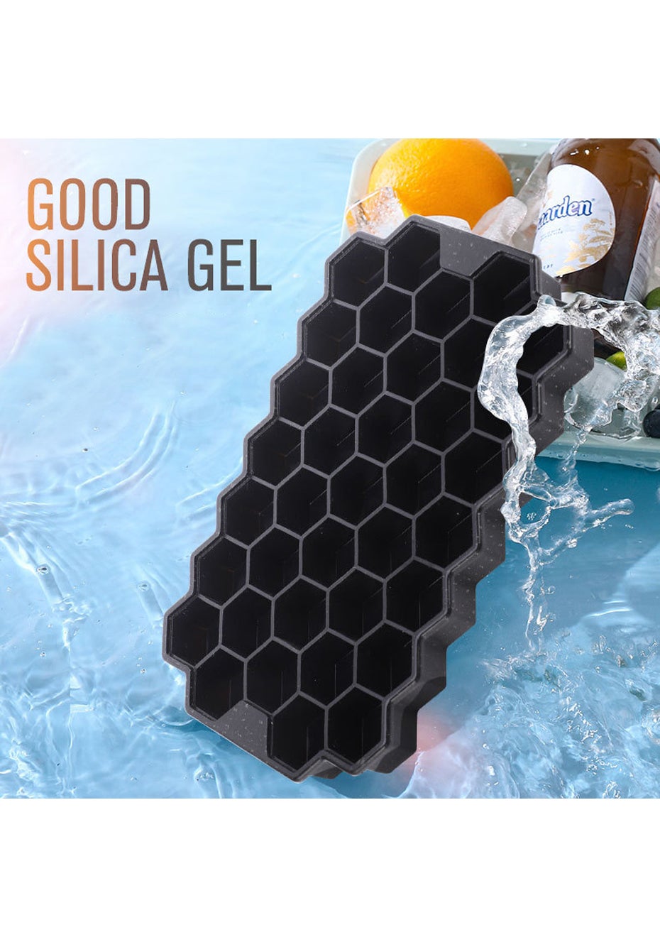 Silicone 37 Beehive Ice Cube Molds 2 Pack - Onceit