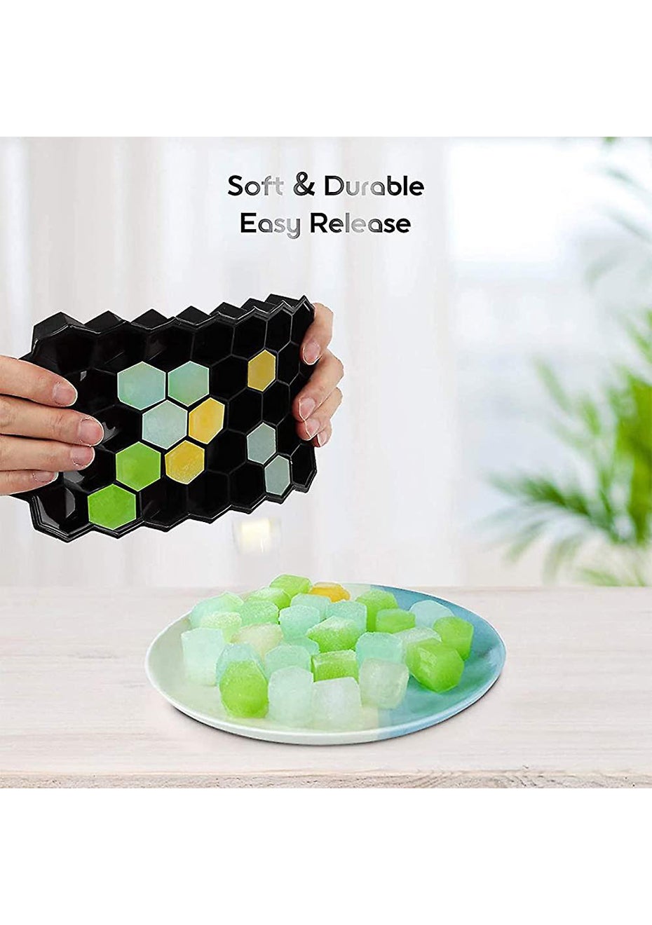 Silicone 37 Beehive Ice Cube Molds 2 Pack - Onceit