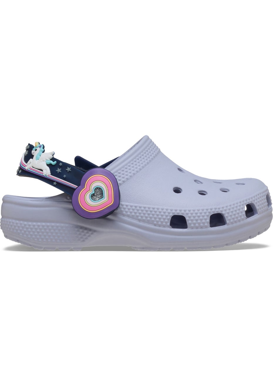 Crocs - Toddlers C Imagination Lights Back Strap Clog Frosted Grape ...