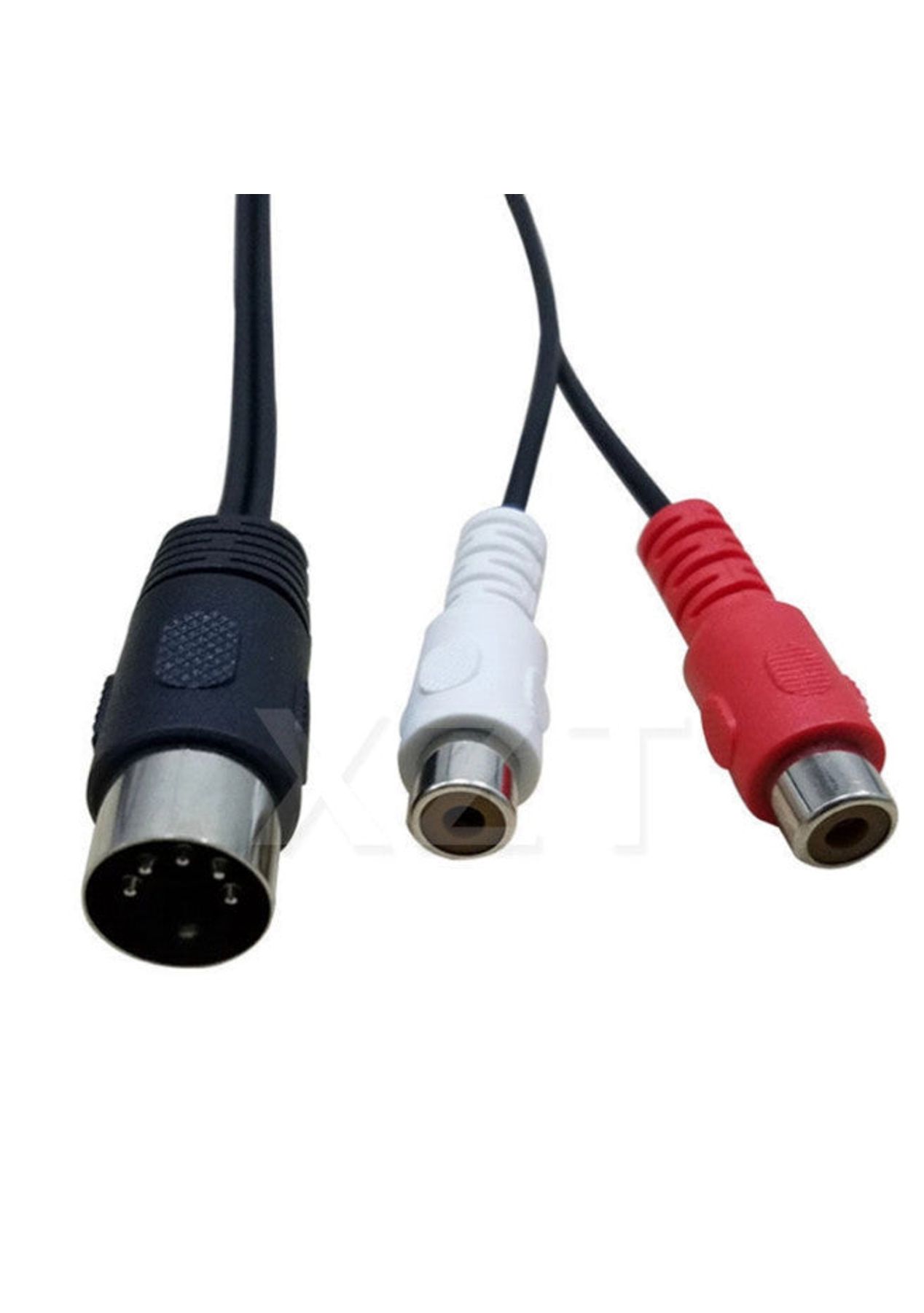 Hod Health & Home Midi Din 5P Male To 2 Rca Phono Female Socket Jack Mf ...