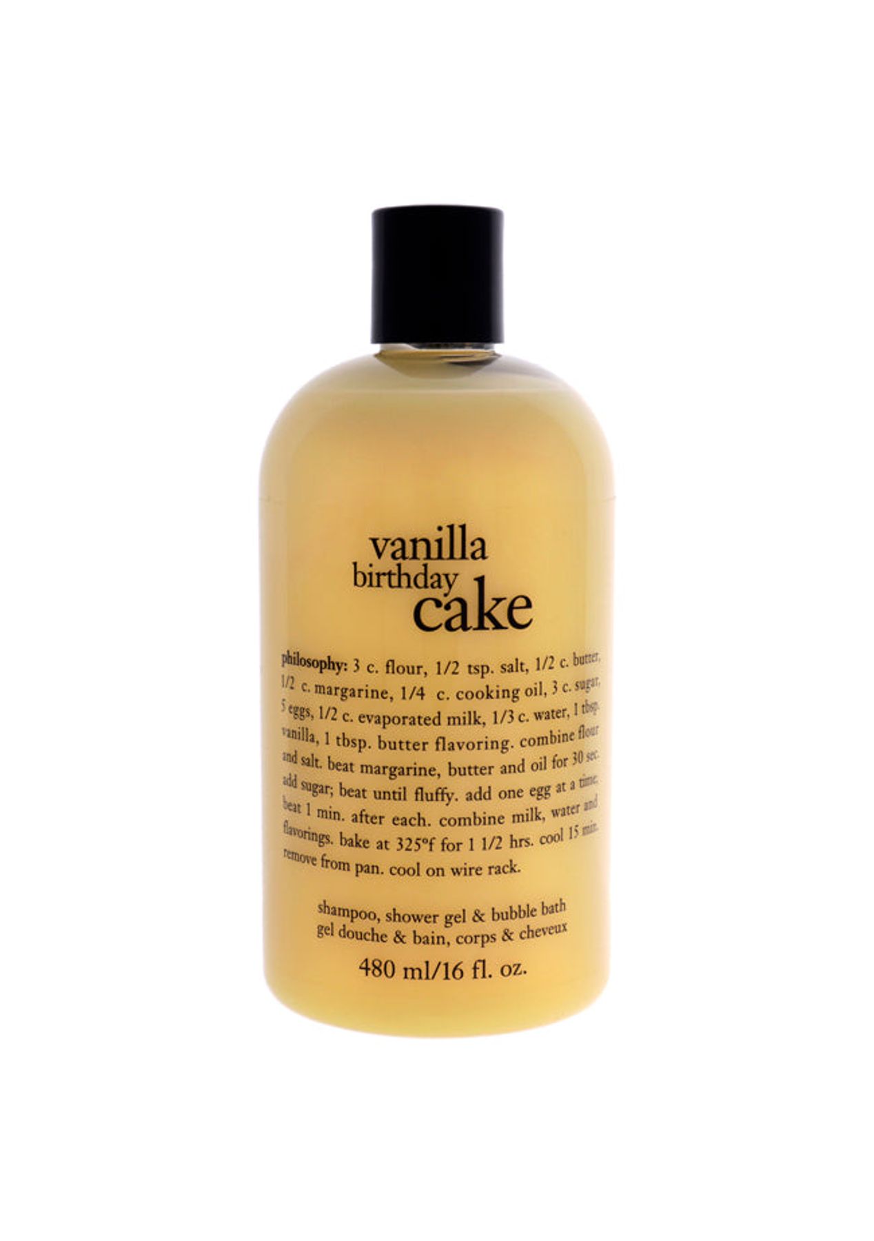 Philosophy Vanilla Birthday Cake by Philosophy for Unisex - 16 oz ...