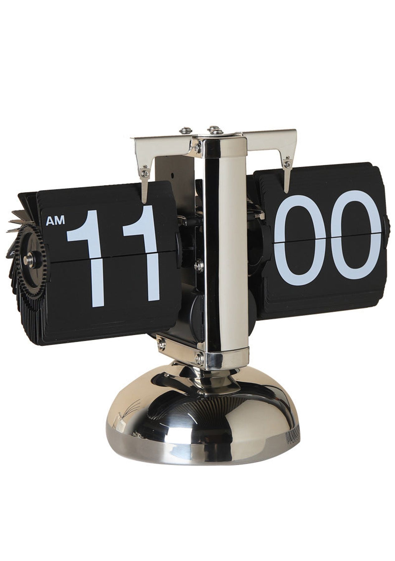 Automatic Page Turner Mechanical Desktop Vintage Clock- Battery Powered ...