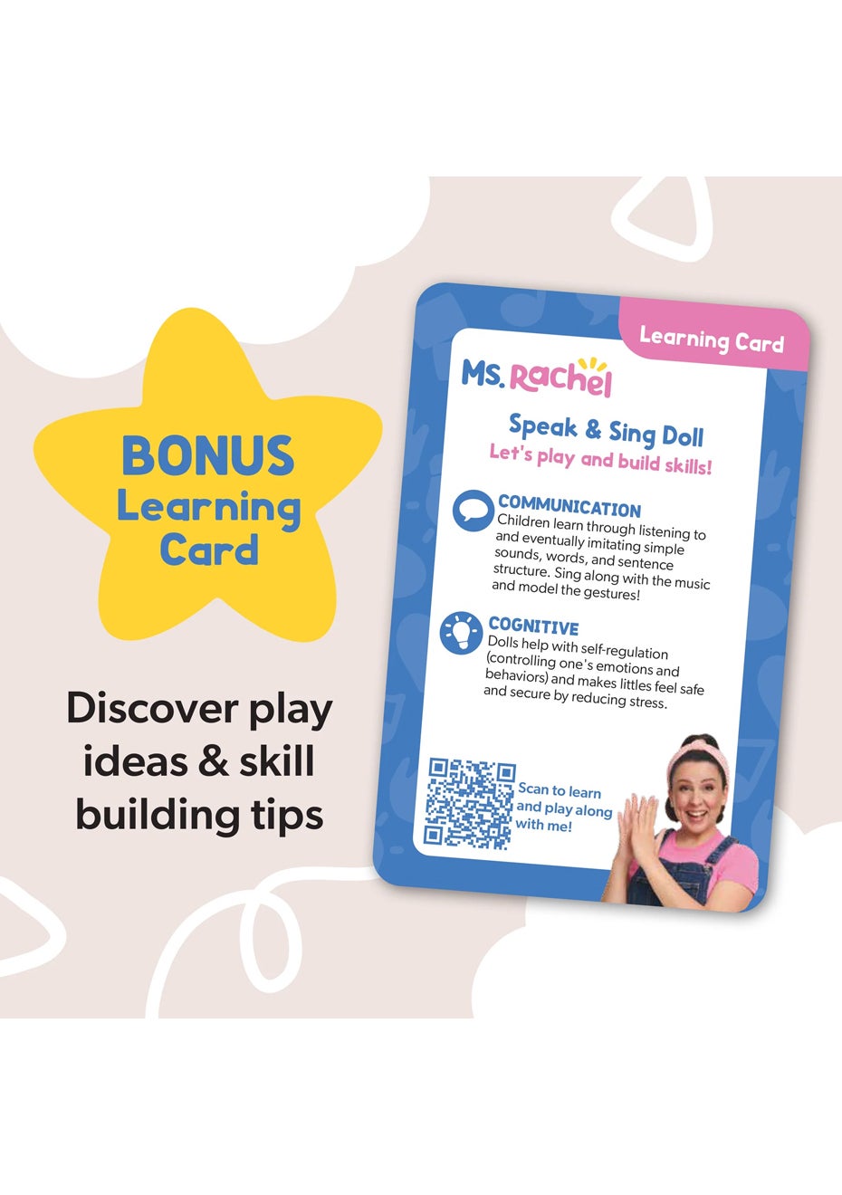 MS. RACHEL SPEAK & SING DOLL (2) - Onceit