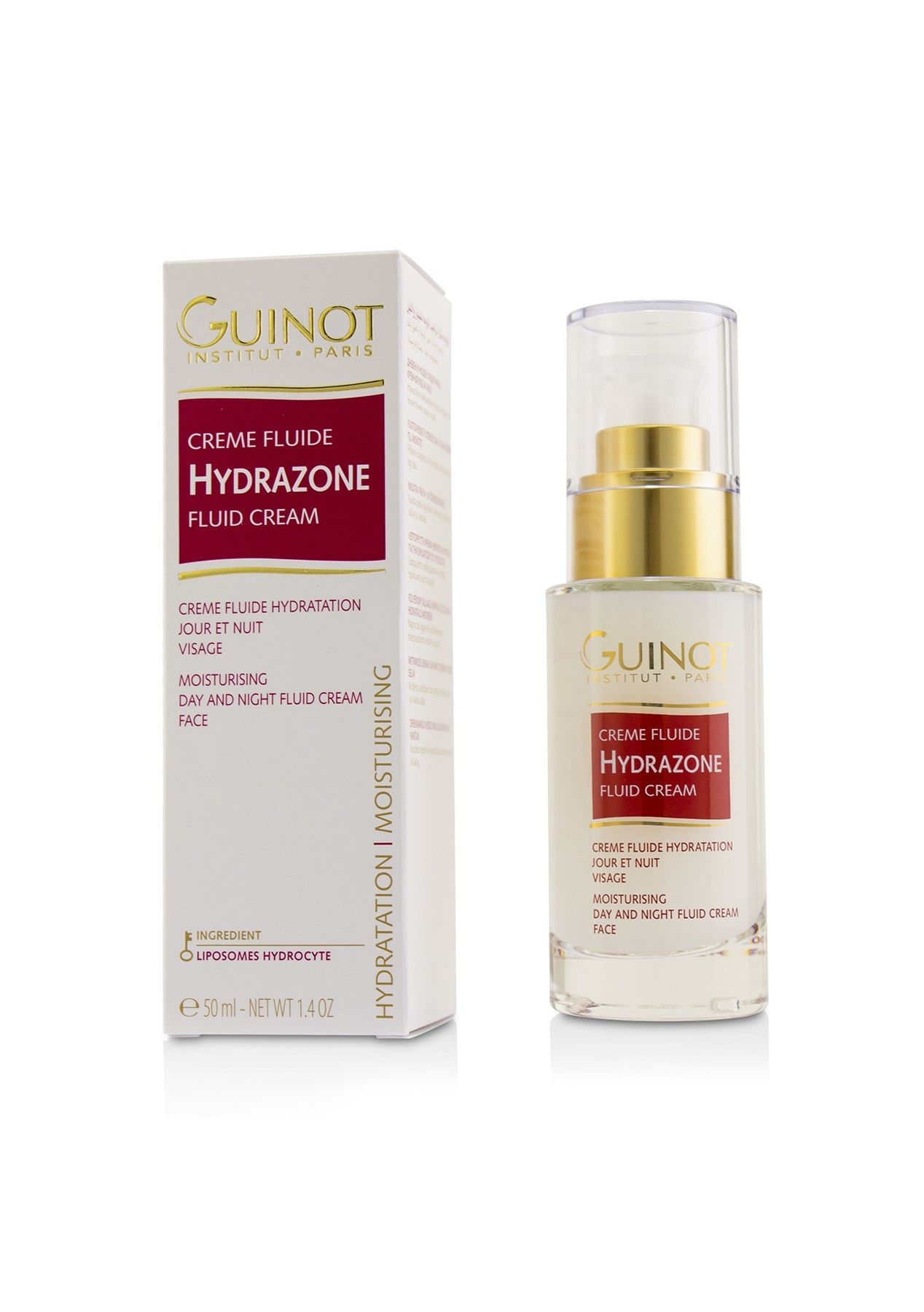 Guinot Hydrazone Moisturising Day And Night Fluid Cream For Face 50ml/1 ...