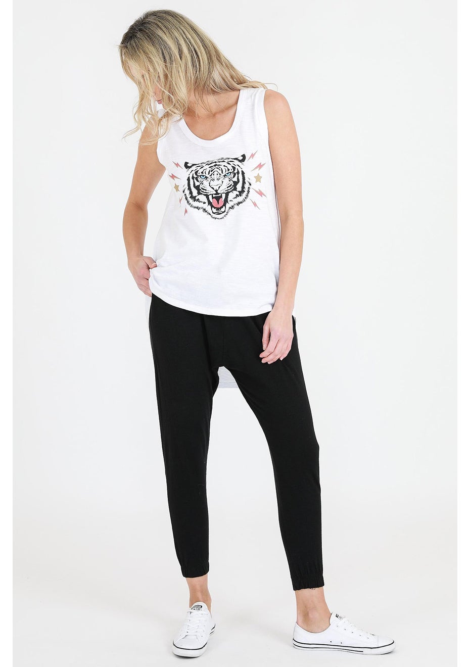 3rd Story - Tiger Bolt - White - Onceit