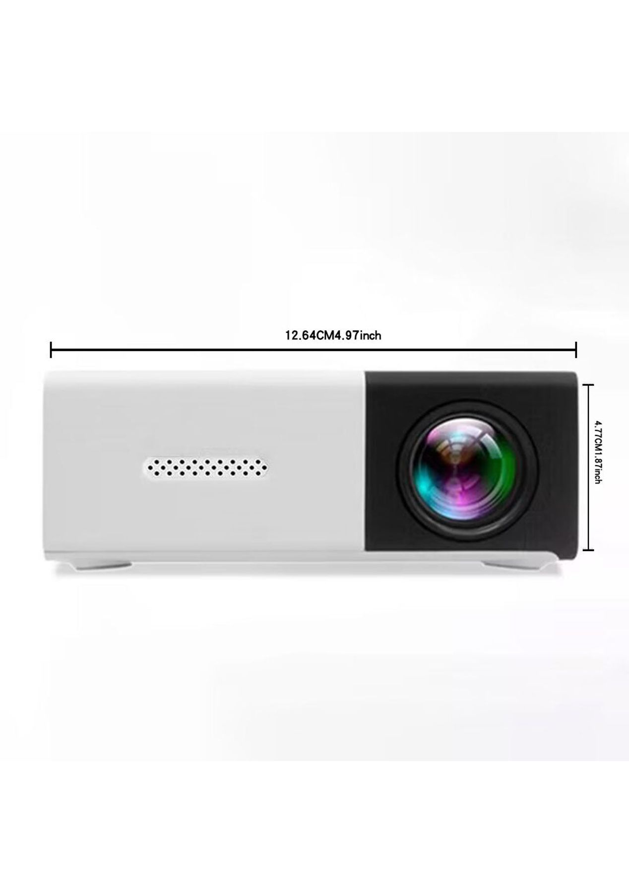Elosung Mini Portable Cinema Projector Led Compact Entertainment For ...
