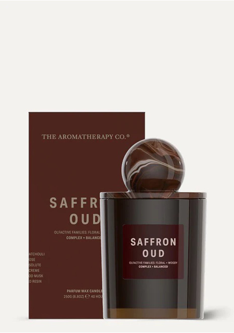 The Aromatherapy Co. - Oud Collection - The Stones Candle 250g Saffron ...