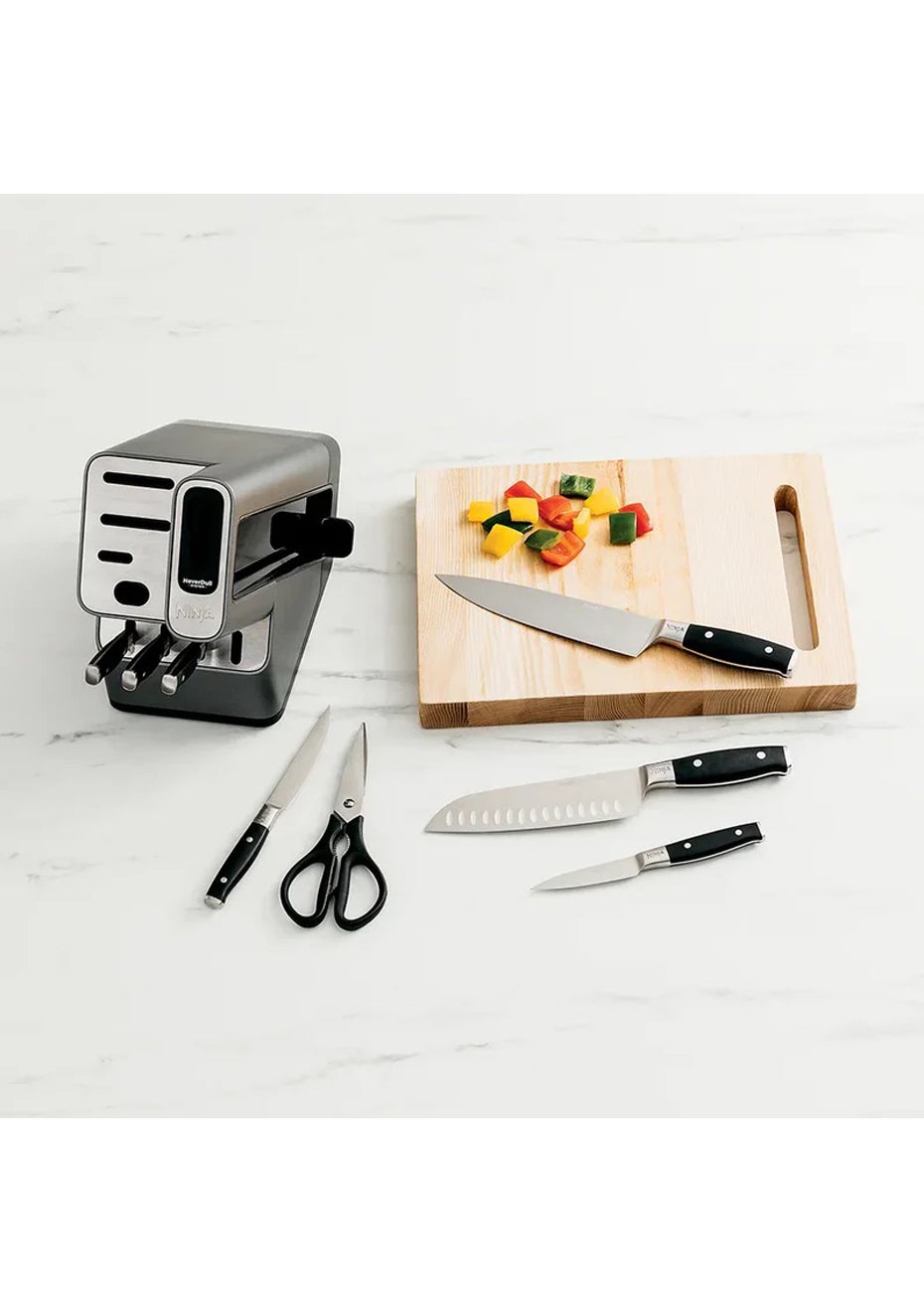 Ninja - K32008 - 8 Piece NeverDull Knife Block Set - Onceit