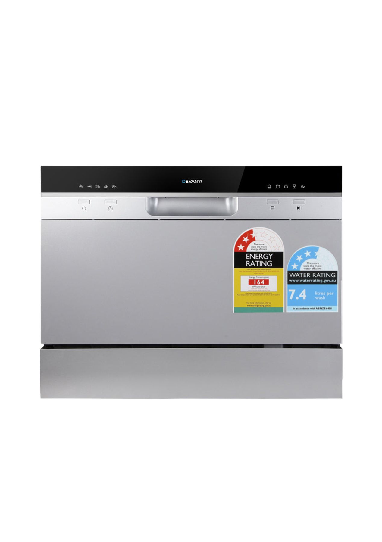 Devanti Benchtop Dishwasher 6 Place Top Countertop Freestanding ...