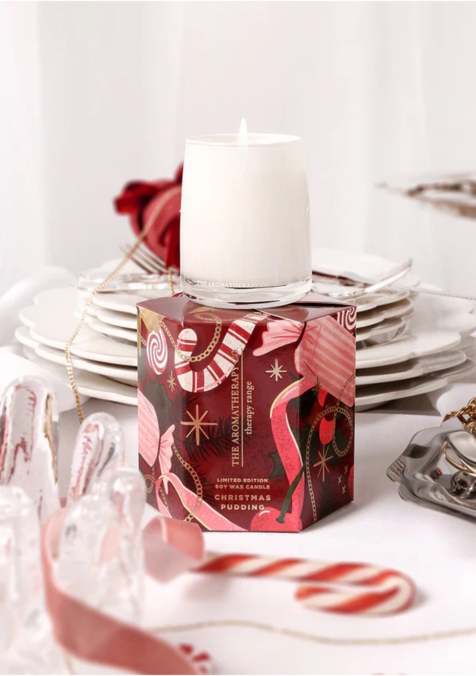 The Aromatherapy Co. - Limited edition Candle 80g - Christmas Pudding ...