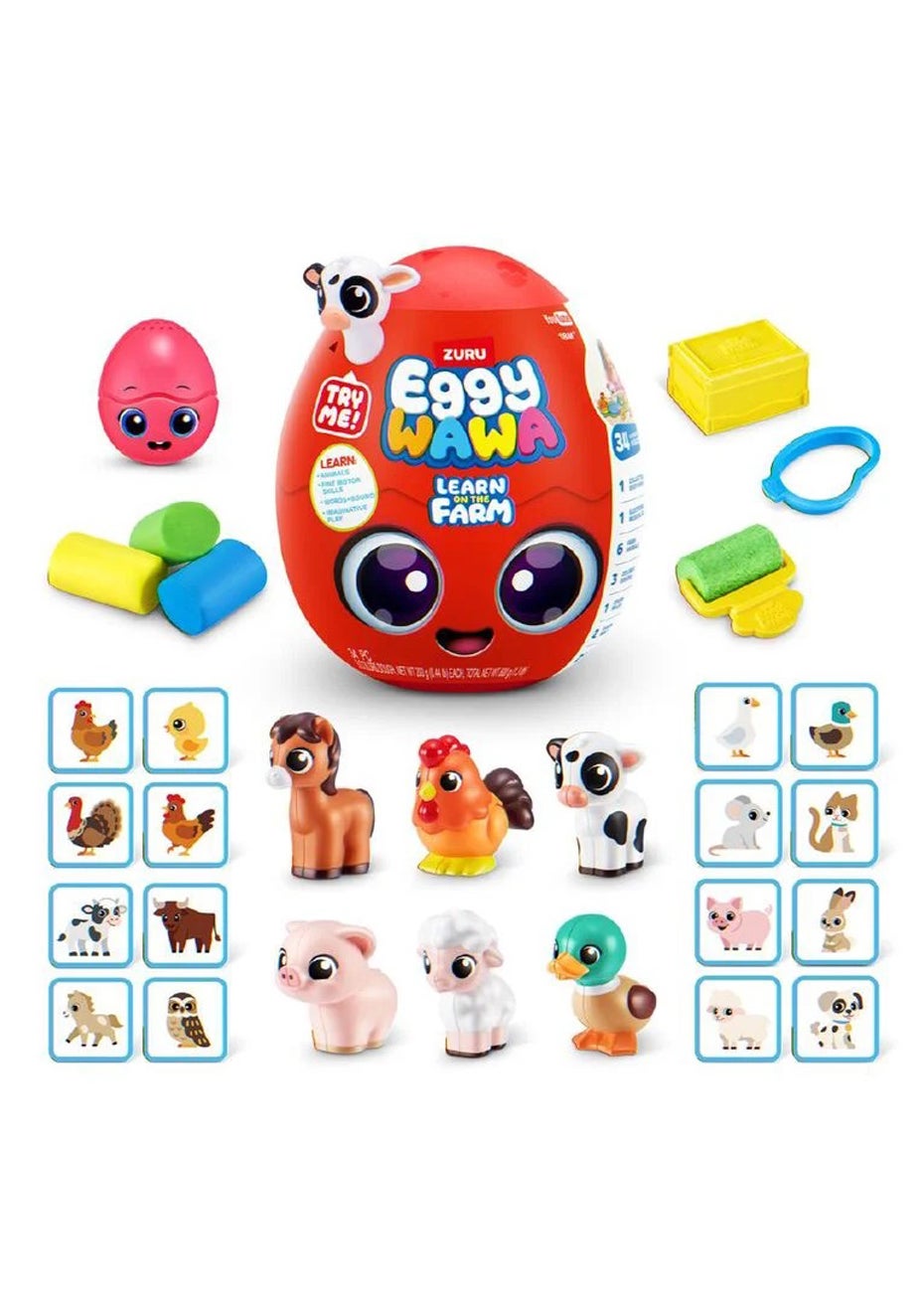 Zuru Eggywawa - Series 1 - Farm Animals Surprise Egg - Capsule - Onceit