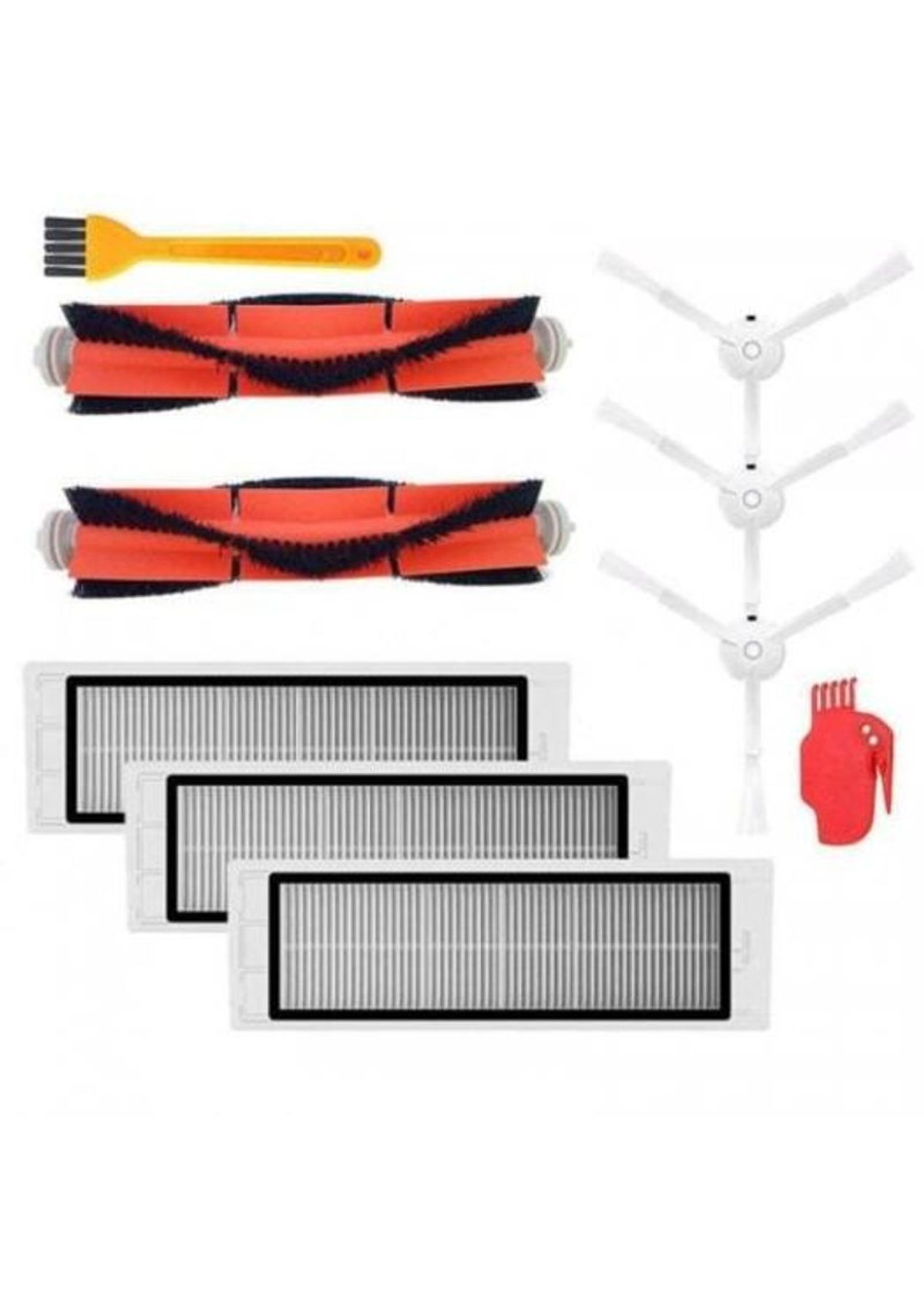 Hod Health & Home 10Pcs Vacuum Robot Accessories Kit For Xiaomi Orange ...