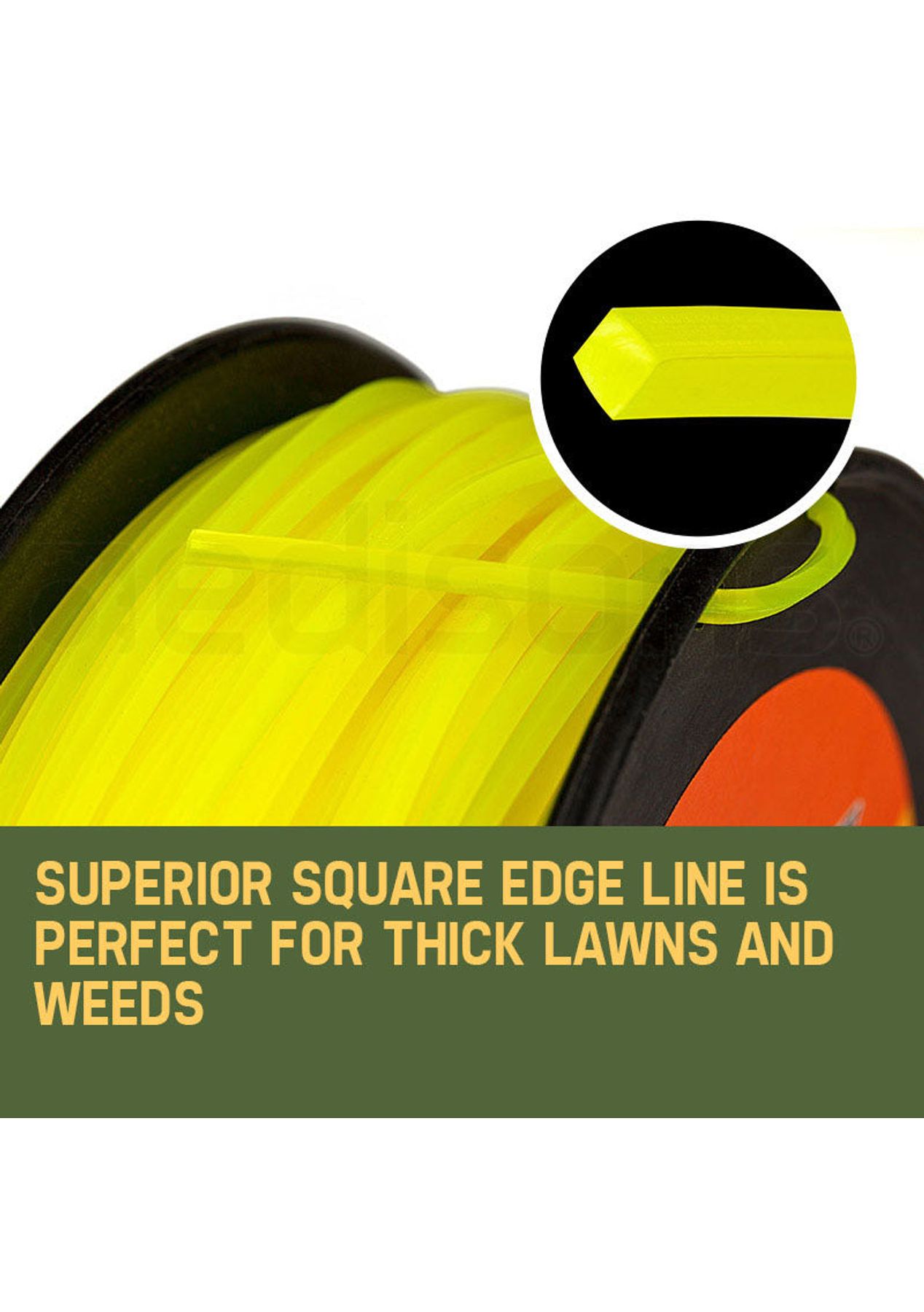 Mtm 2.4Mm X 120M Trimmer Line Whipper Snipper Cord Brush Cutter ...
