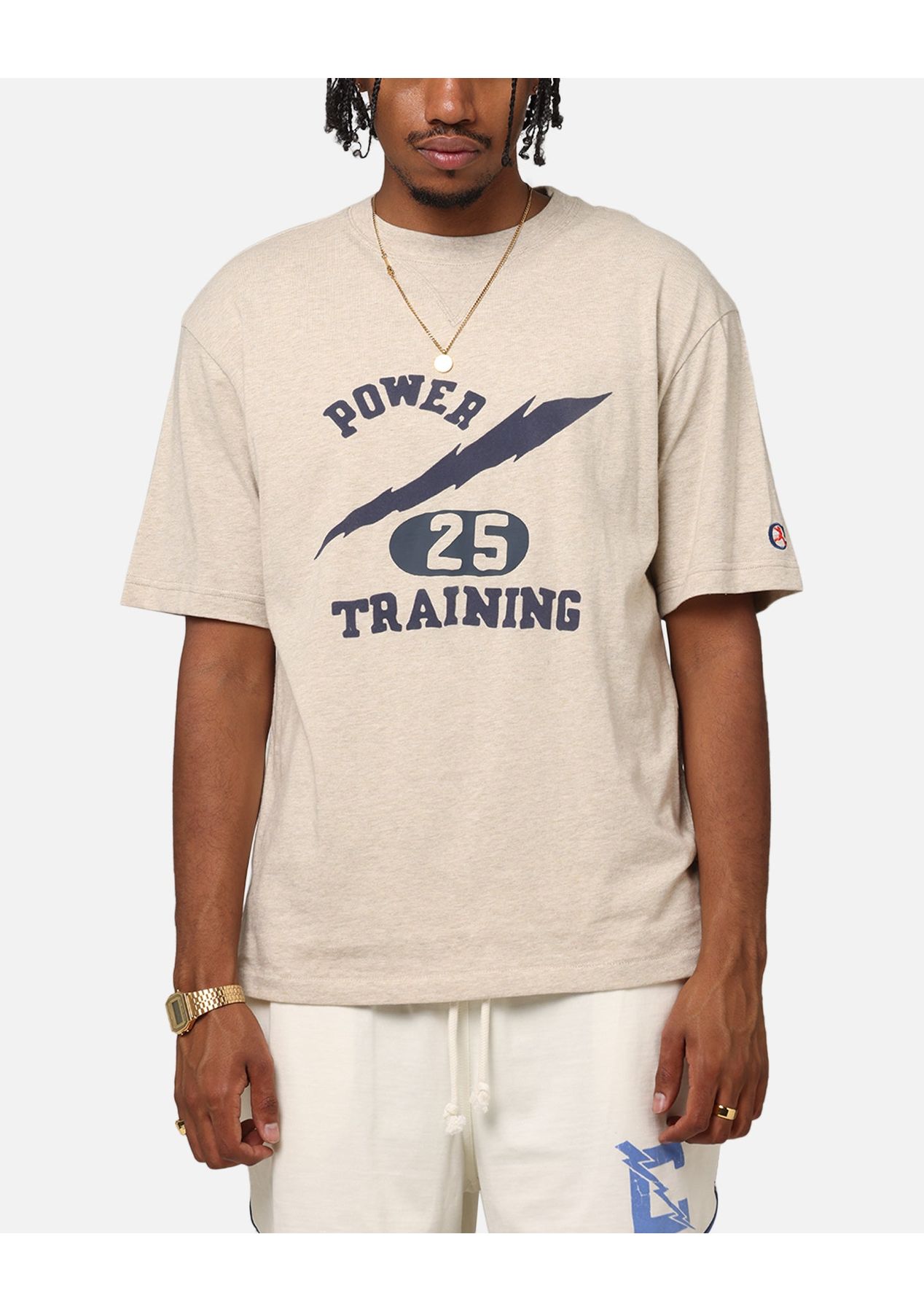 Champion Vintage Mix P.E Class T-Shirt Oatmeal Heather - Onceit