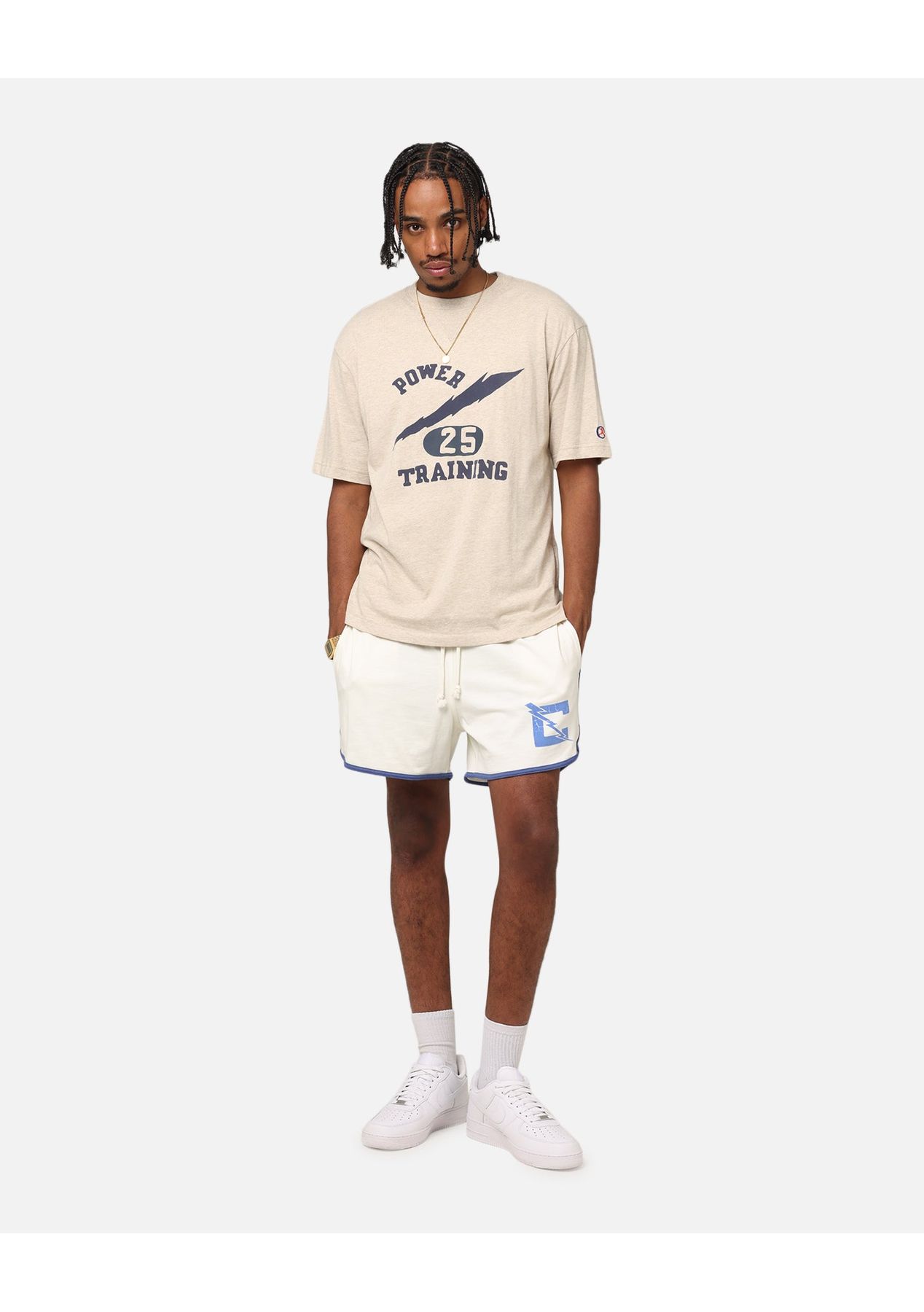 Champion Vintage Mix P.E Class T-Shirt Oatmeal Heather - Onceit