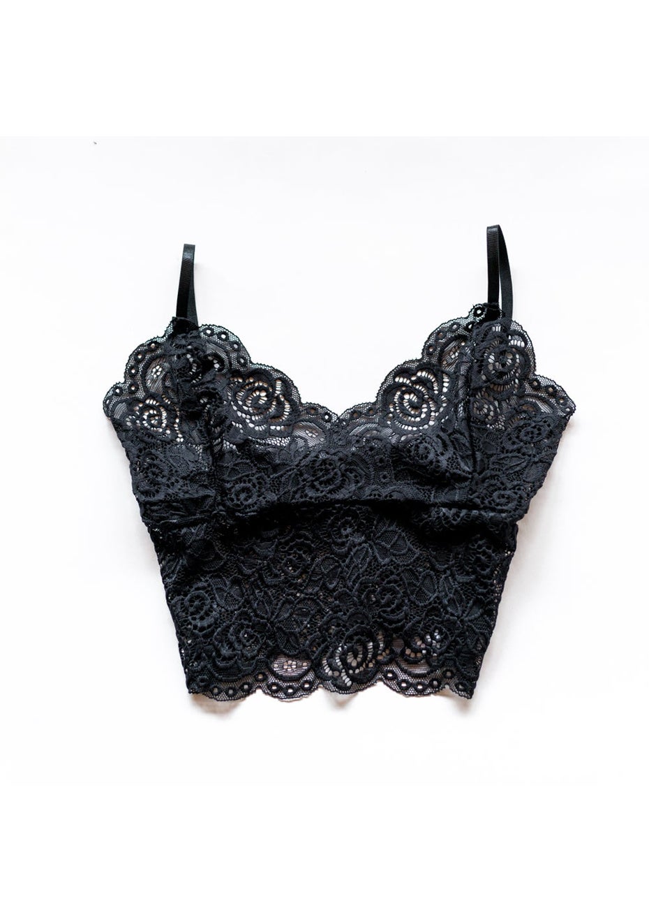 Queen Of The Foxes Petite Bralette Black - Onceit
